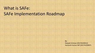 SAFe Roadmap | PPTX