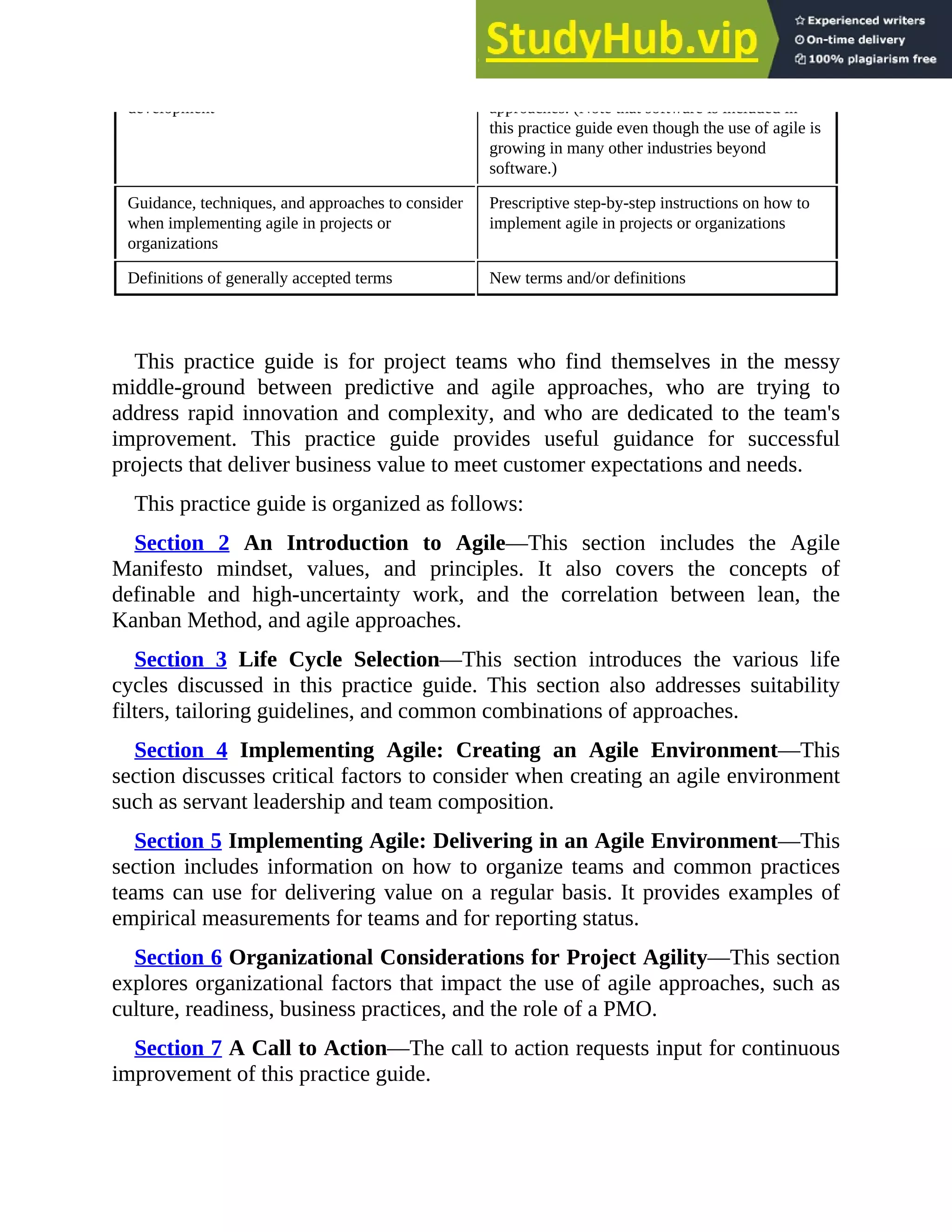 Agile Practice Guide Pdf