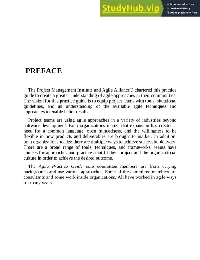 AGILE PRACTICE GUIDE | PDF