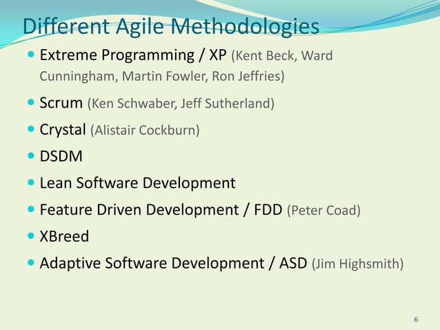 Agile Practices Extreme Programming Ppt