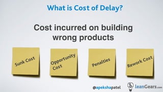 Estimates are never wrong - Reduce your Cost of Delay | PPT