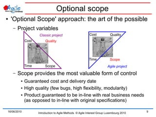 GT Agile-UX - présentation Agile | PDF