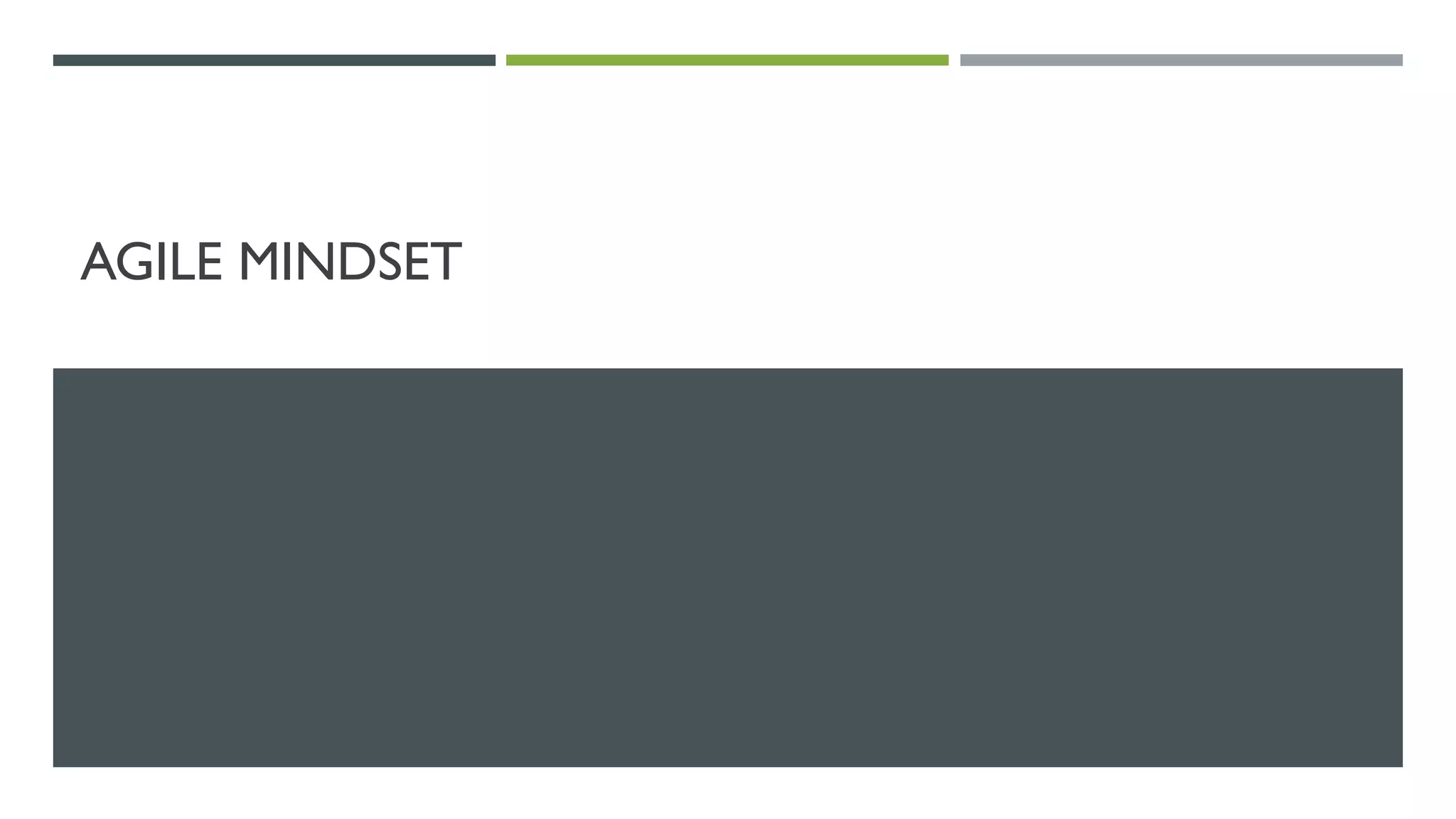 Agile principles and mindset agile wednesday series | PDF