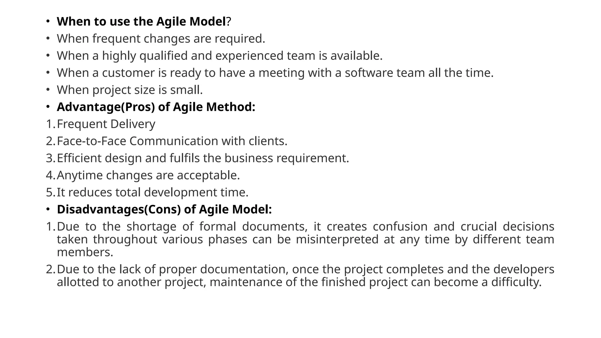 Agile process model powerpoint presentat | PPT