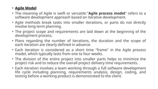 Agile process model powerpoint presentat | PPT