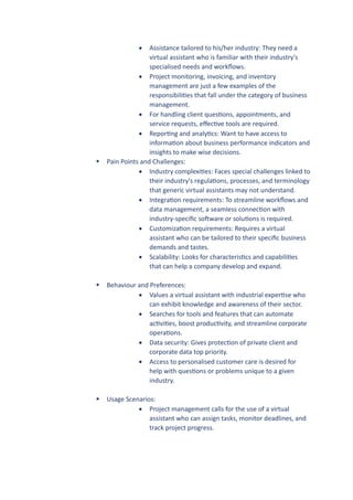 Agile Product Management Analysis for a Virtual Assistant App | PDF