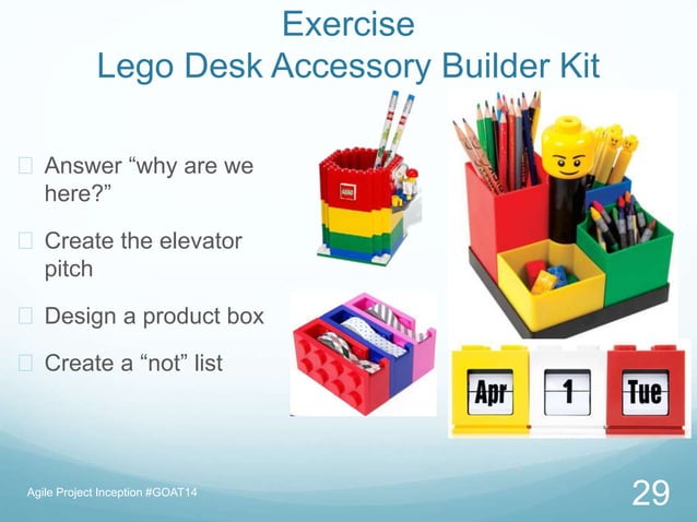 Agile project inception workshop | PPTX