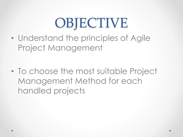 Agile project management | PPT