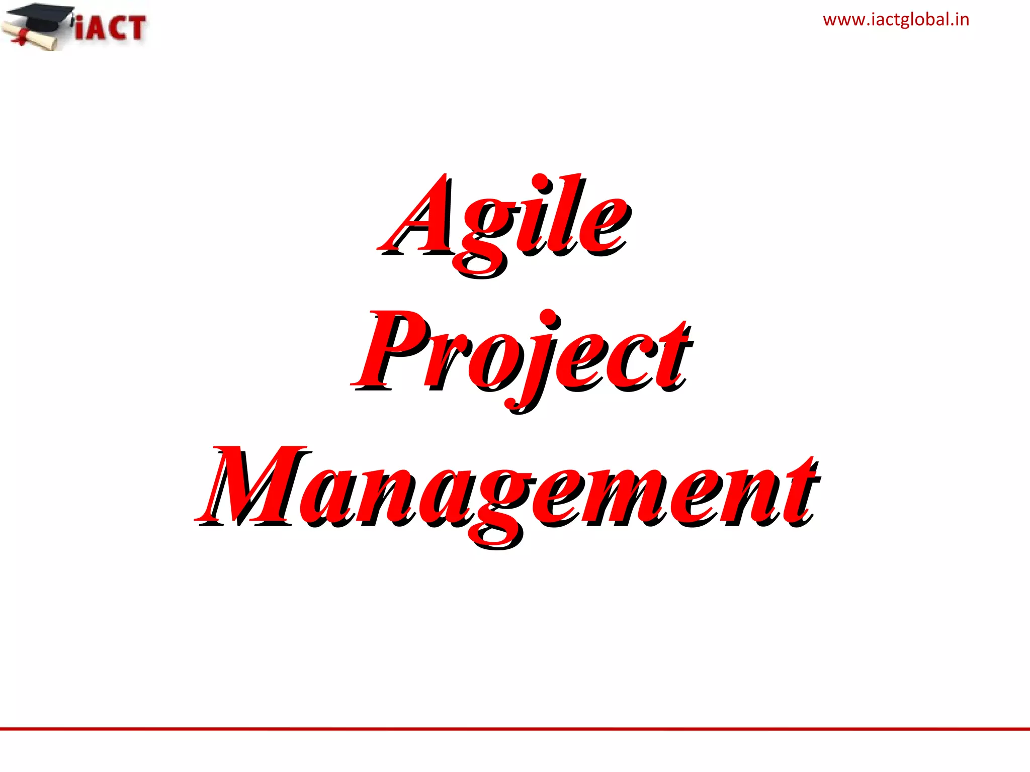 Agile project management | PPT
