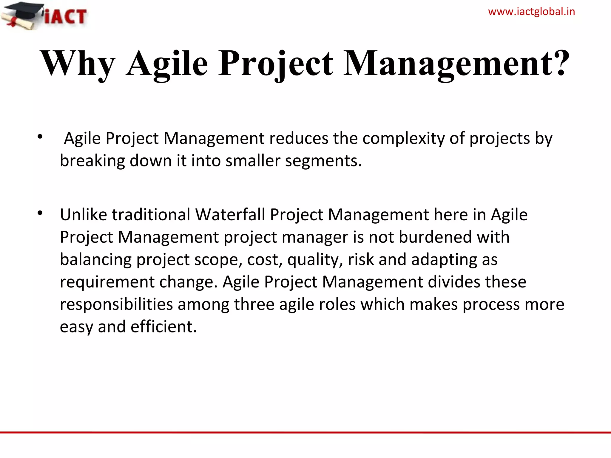 Agile Project Management Ppt