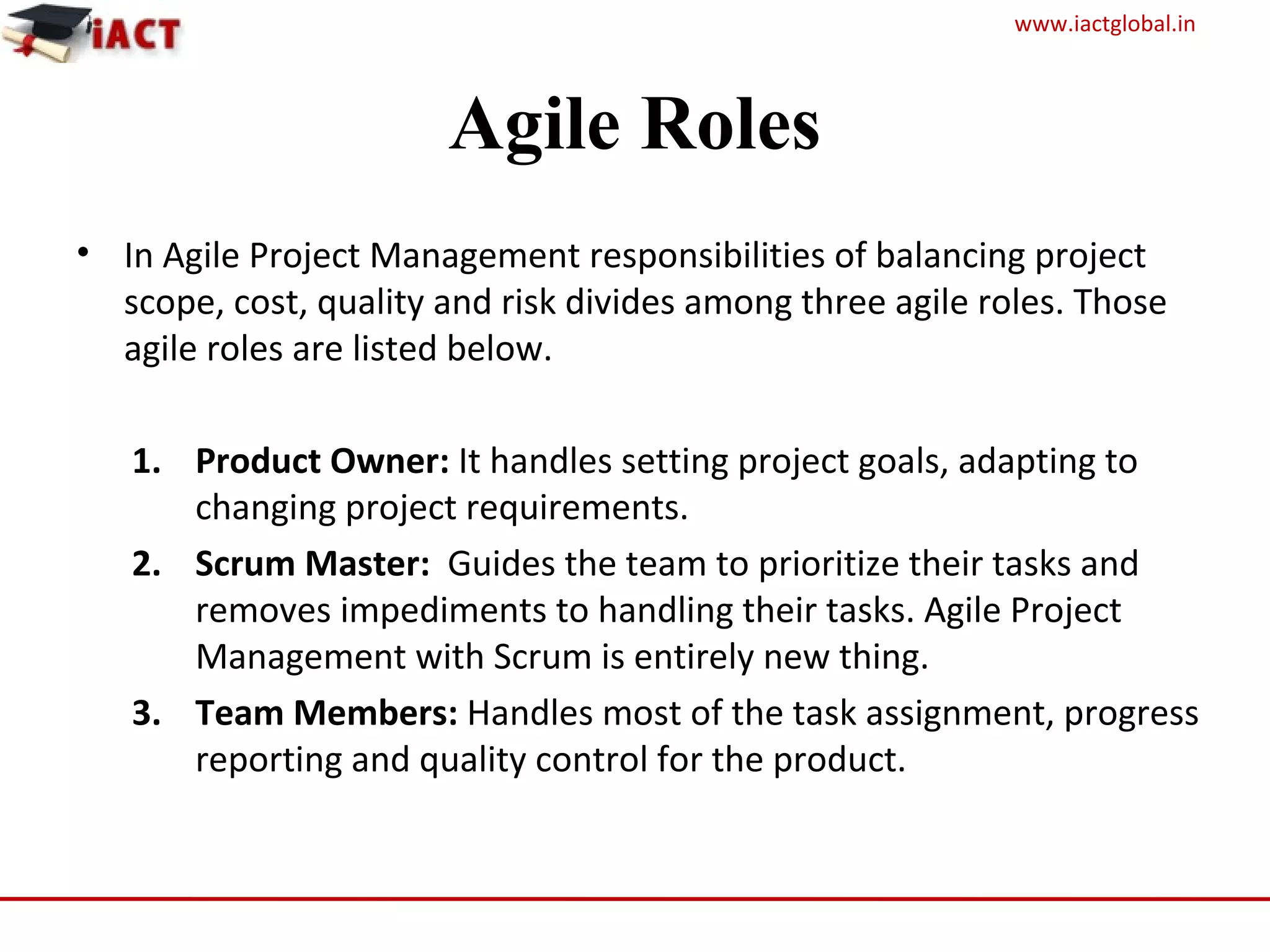 Agile project management | PPT