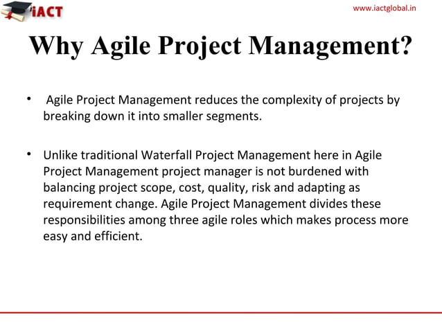 Agile project management | PPT