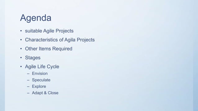 Agile project management - Overview | PPTX