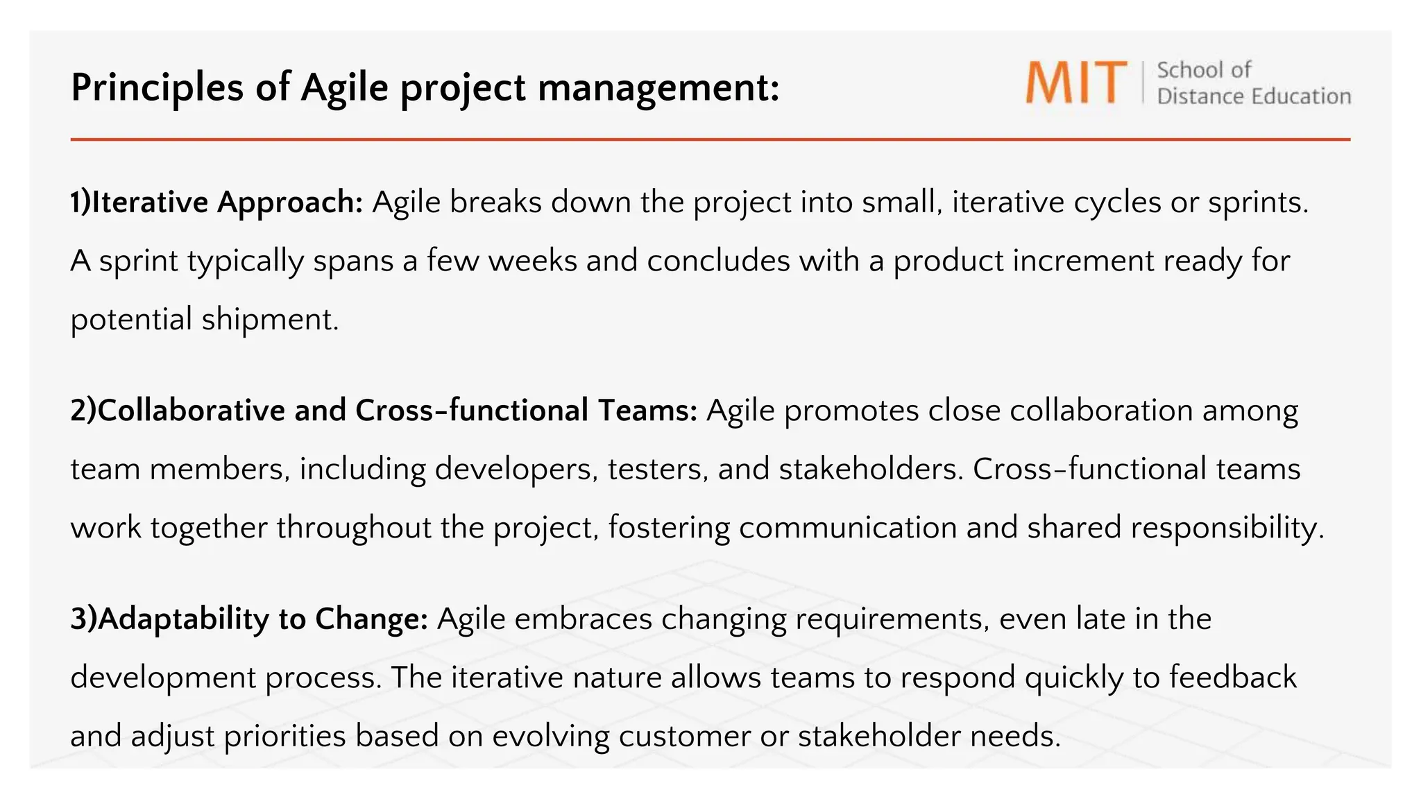 Agile Project Management In Project Management Pptx Business Business And Finance