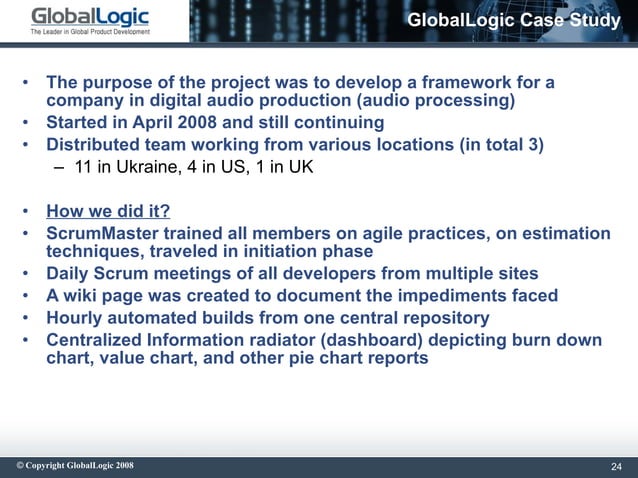 Agile Ncr 2009agile Project Management Facing The Challenges Of Distributed Development Using 