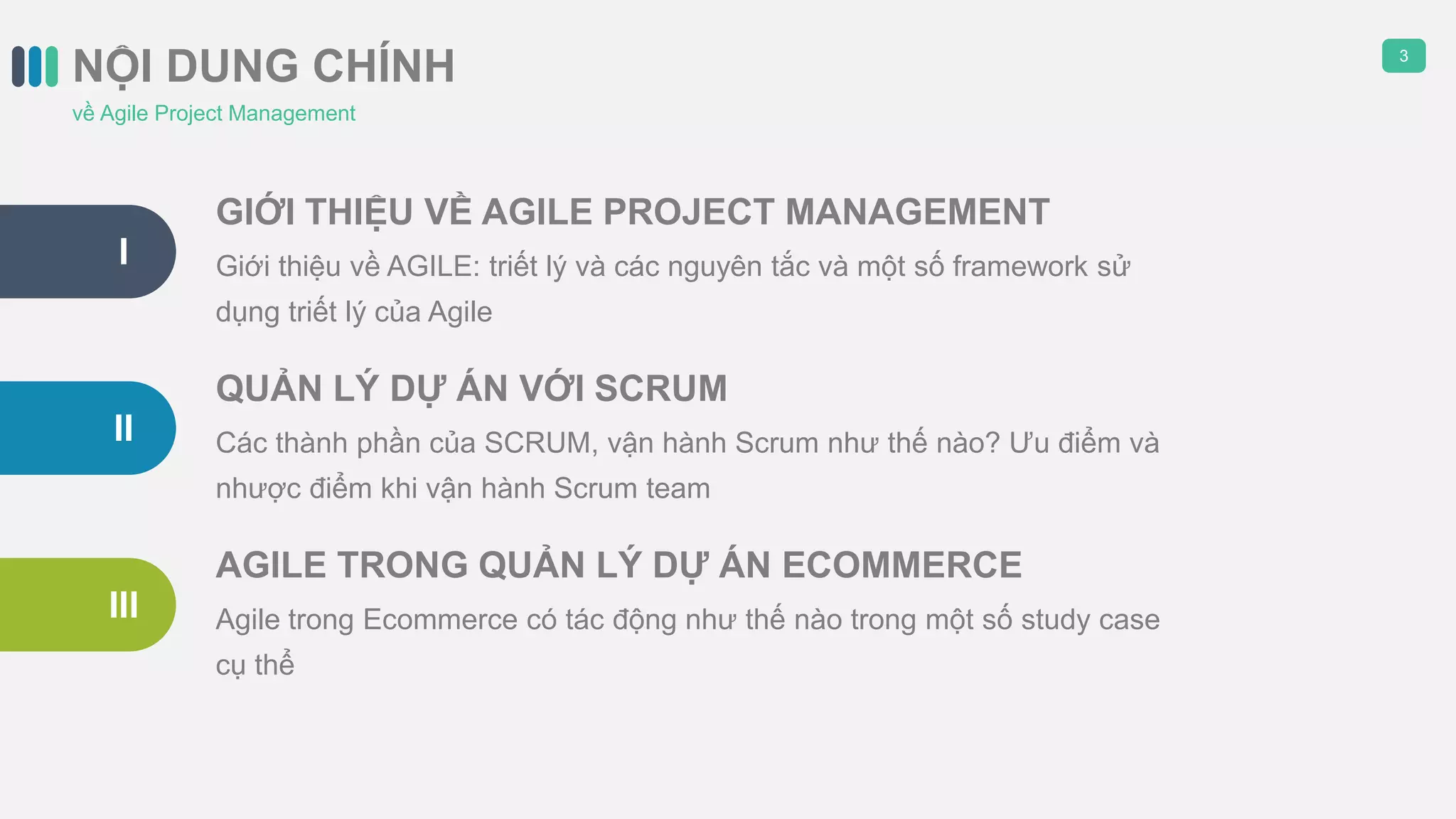 AGILE project management - Quản lý dự án linh hoạt & Ứng dụng trong eCommerce | PPTX
