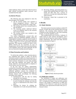 Agile Project Management A Systematic Literature Review Of Adoption ...