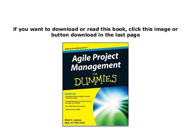 EBOOK_KINDLE LIBRARY Agile Project Management For Dummies 1st Edition ...