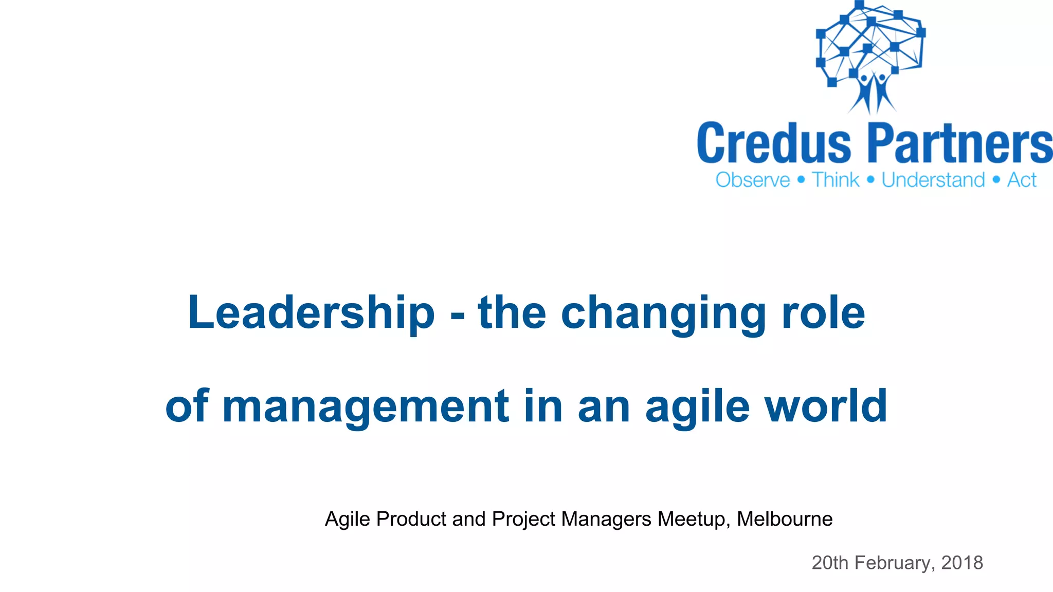 Agile Project Management Meetup Feb 20 Ppt