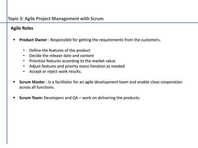 Agile Project Management with Scrum | PPT