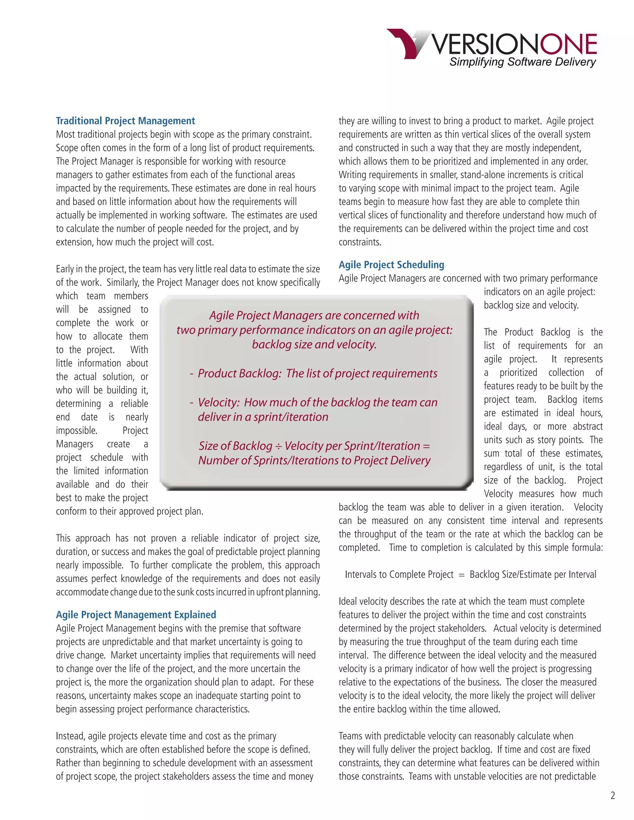 Agile Project Manager | PDF