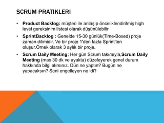 Agile proje yönetimi | PPTX