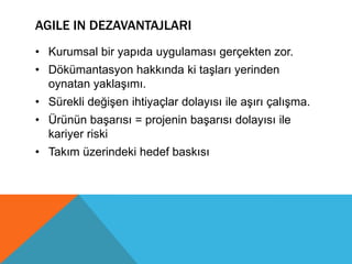 Agile proje yönetimi | PPTX