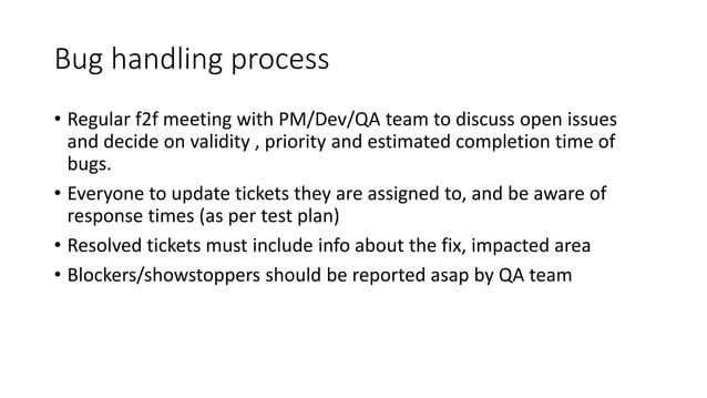 Agile QA process | PPTX