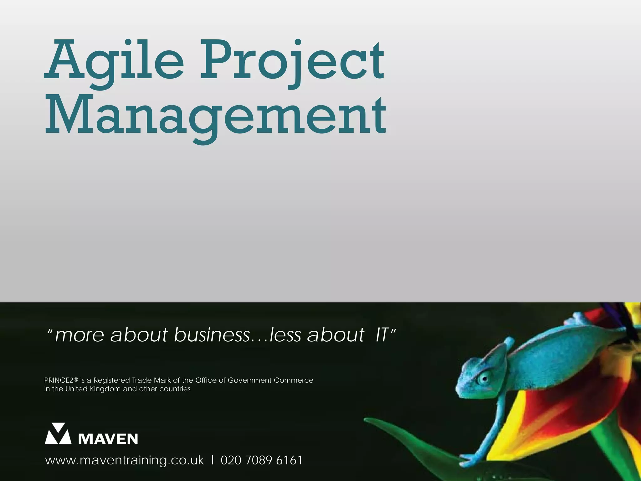 Agile Project Management Quick Guide | PPT