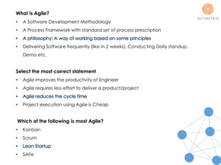 Agile quiz answers | PDF