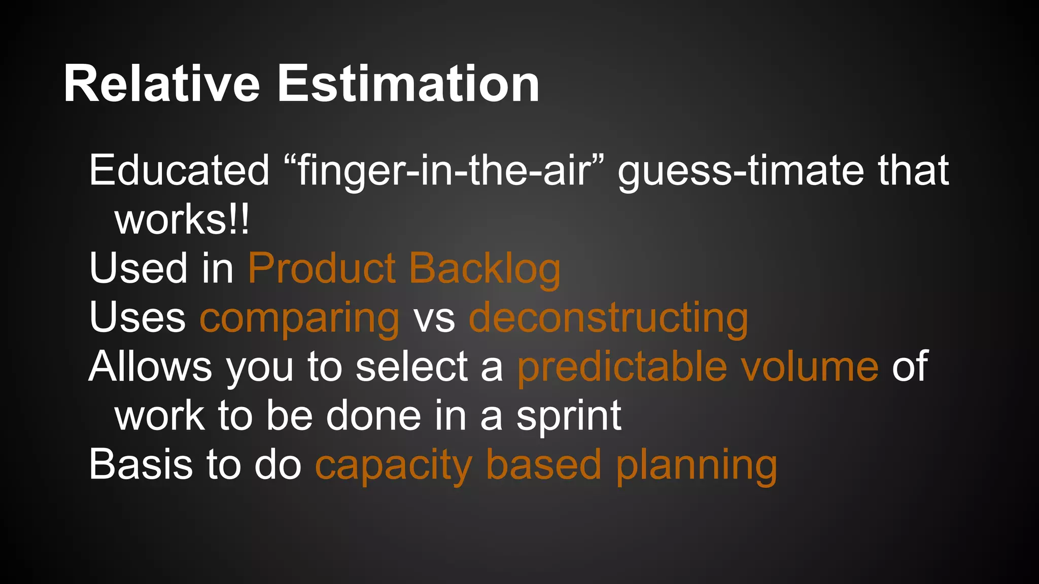 User Story Sizing using Agile Relative Estimation | PDF