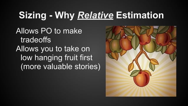 User Story Sizing using Agile Relative Estimation | PPT