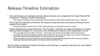 Agile Release Planning | PPTX