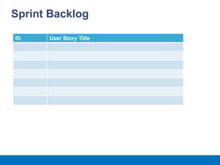 Agile release showcase template | PPT