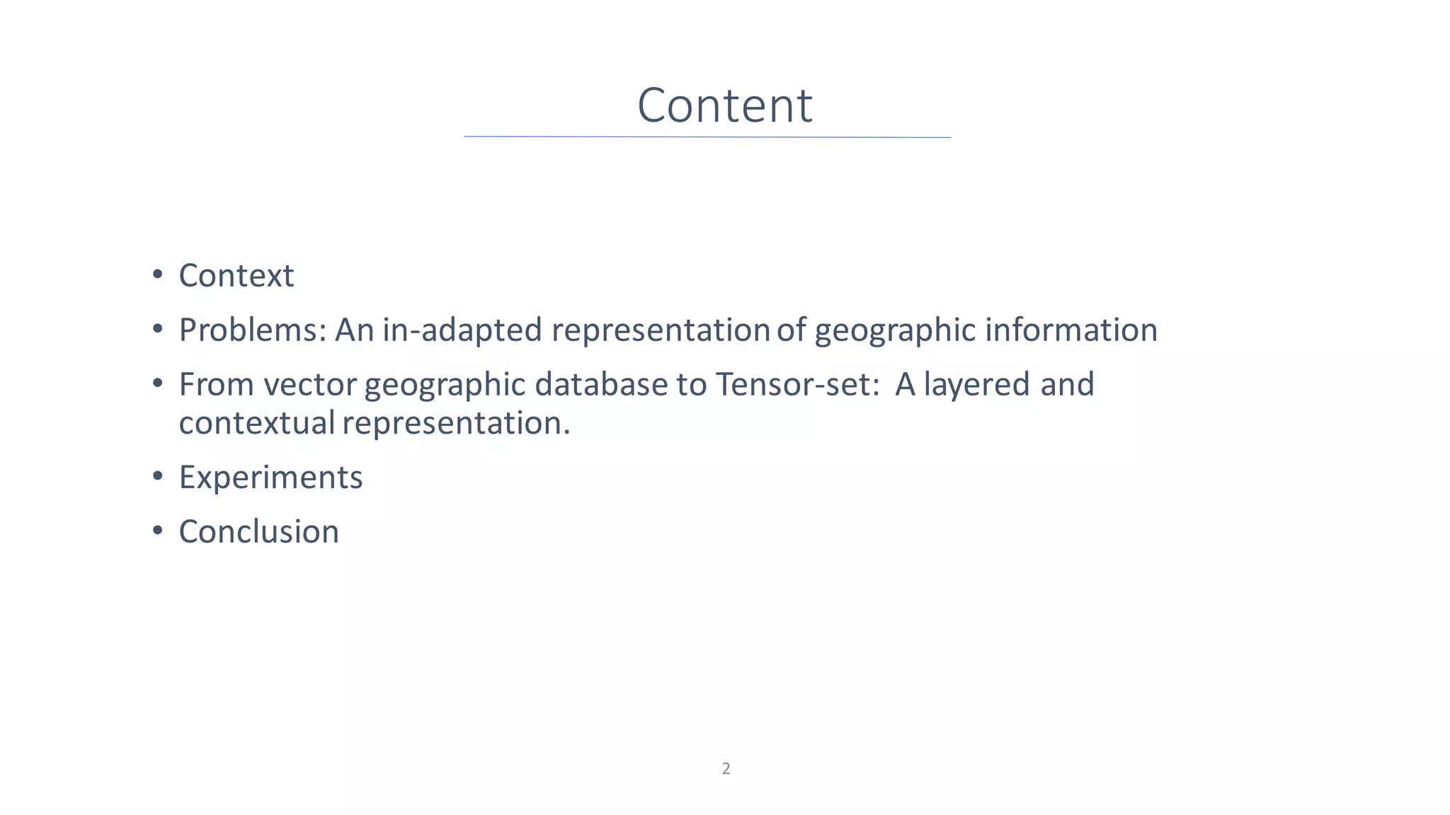 Representing Vector Geographic Information As a Tensor for Deep Learning Based Map ...