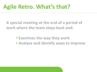 Agile retros | PDF