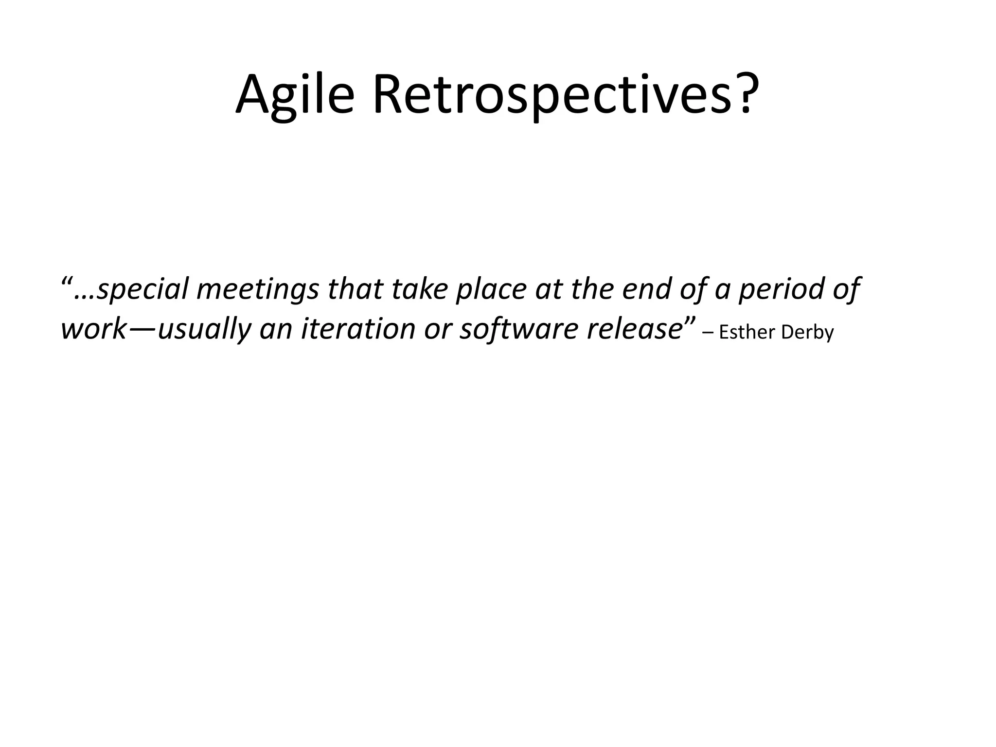Agile Retrospectives | PPTX