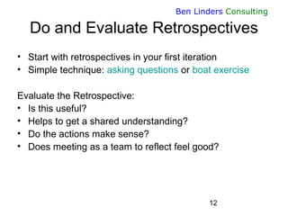 Sustainable Improvement through Agile Retrospectives - AgileEE 2015 ...