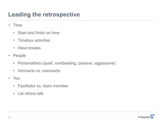 Agile retrospectives - why, what and how | PPT