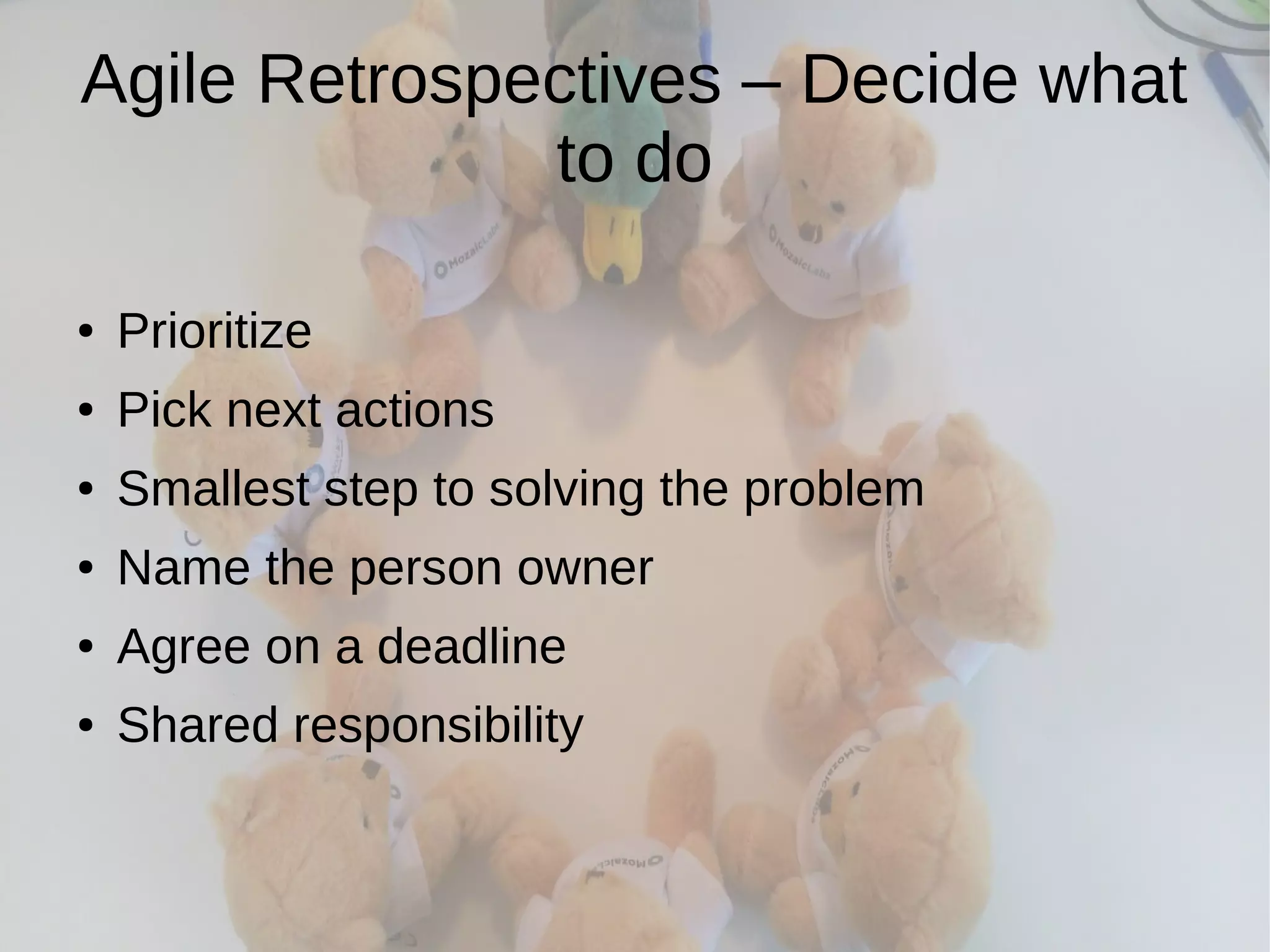Agile Retrospectives | PPT