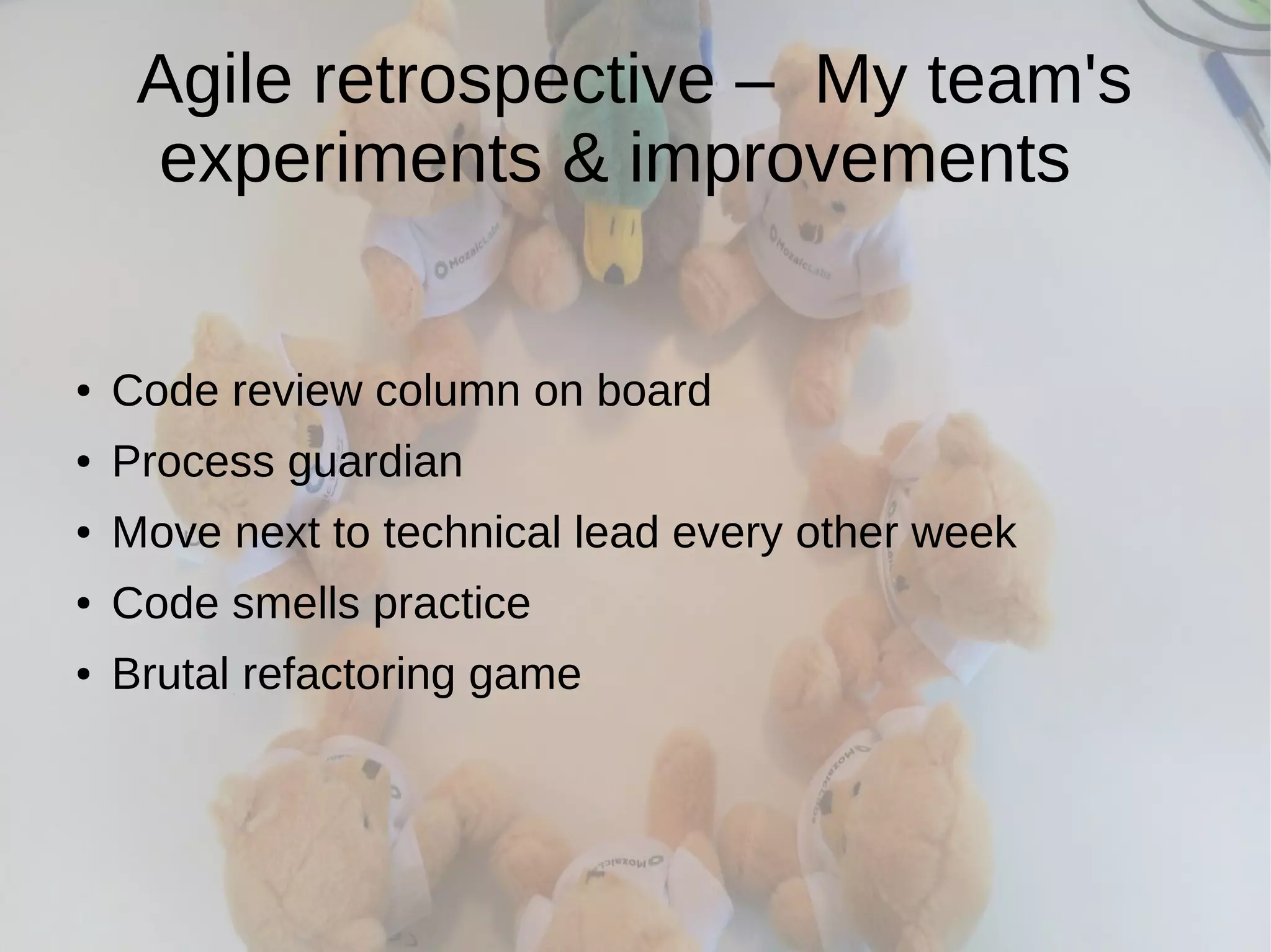 Agile Retrospectives | PPT