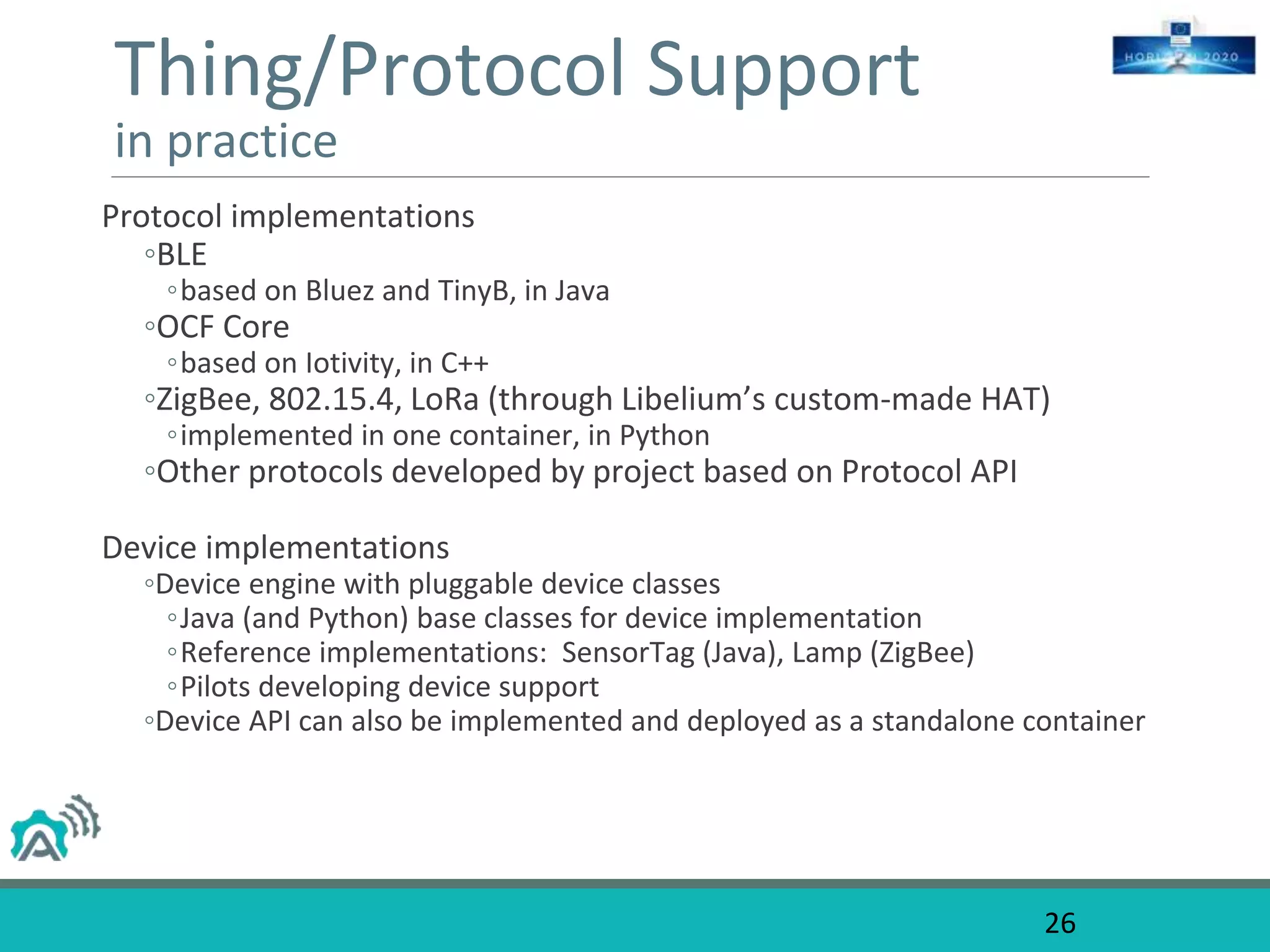 AGILE software, devices and wider ecosystem | PPTX