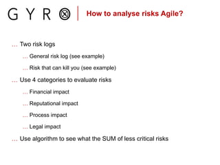 Agile risk management in regulated industry | PPT