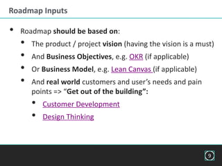 Agile (Goal Oriented) Roadmaps | PPT