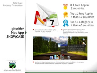 Agile Route Company Presentation | PDF | Computing | Technology & Computing