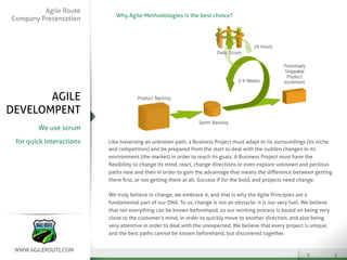 Agile Route Company Presentation | PDF | Computing | Technology & Computing
