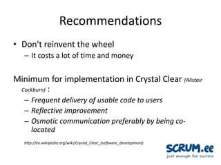 Adopting Agile in Estonia | PPTX | Business | Business and Finance