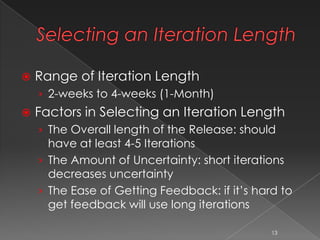 Agile scheduling | PPTX