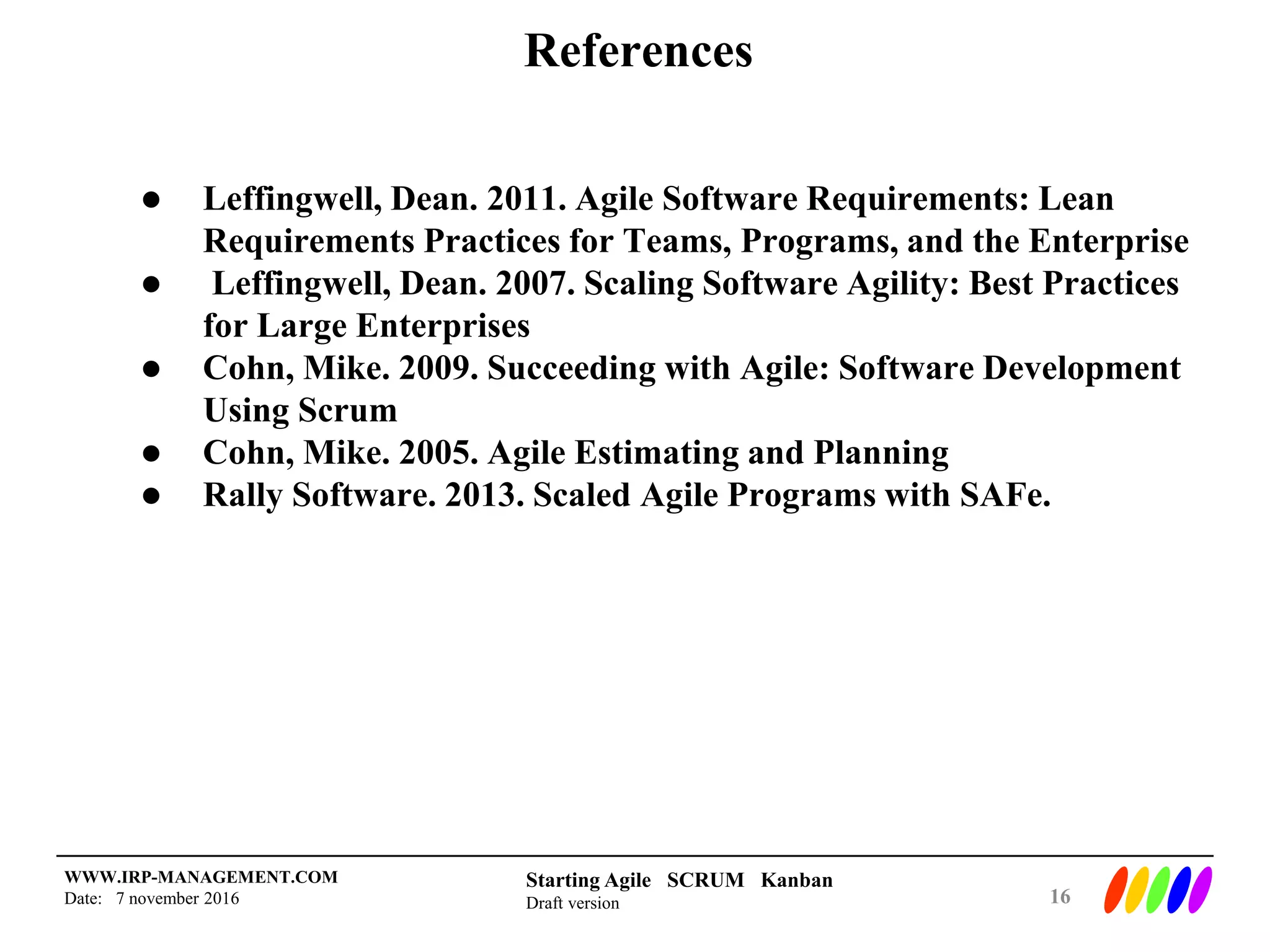 KICK START AGILE/SCRUM | PDF