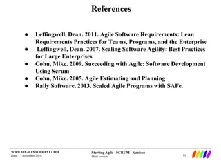 KICK START AGILE/SCRUM | PDF